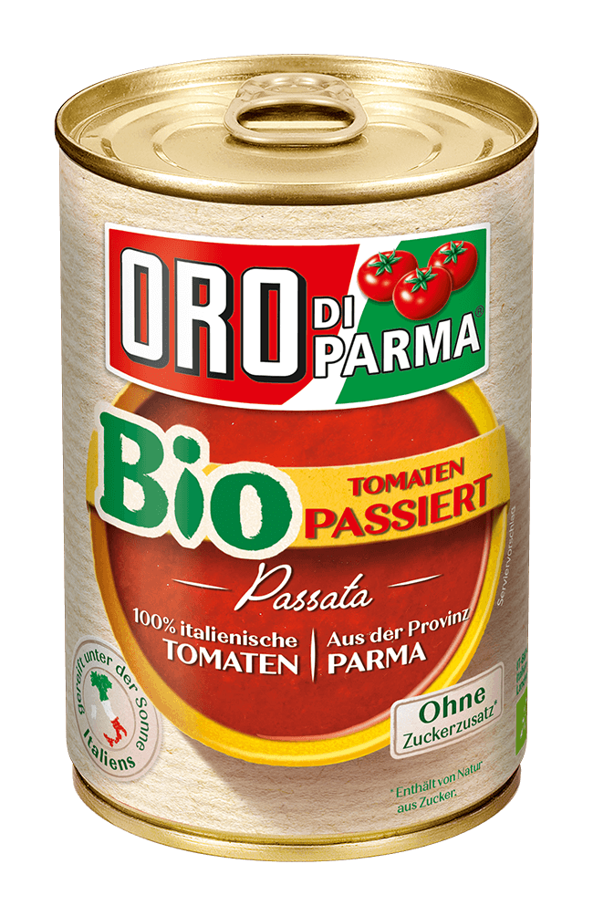Organic strained tomatoes | ORO di Parma